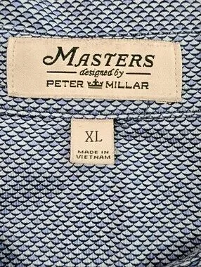 Masters | Shirts | Peter Millar Masters Augusta National Golf Shirt ...